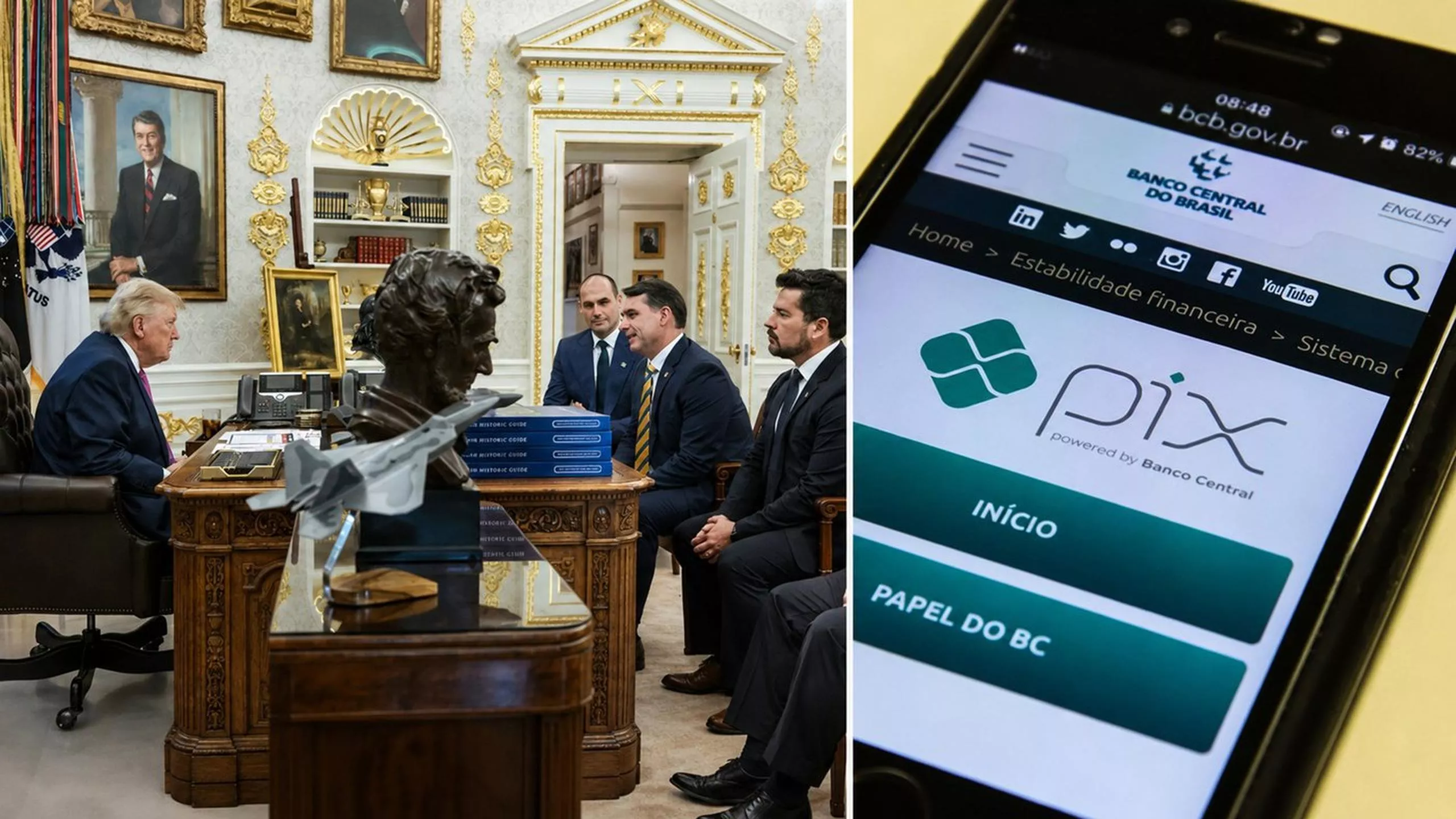 Pix E O Esperneio De Trump + Clã Bolsonaro: Números Do Pix E Dos ...